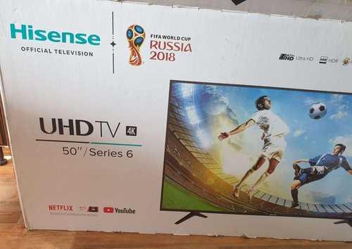 Новый телевизор Hisense 50" 126 см.4K,UHD