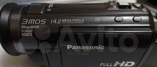 Видеокамера Panasonic HDC-SD600