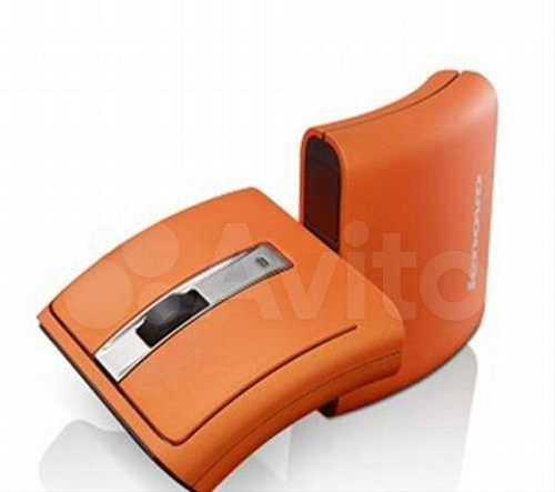 Мышь Lenovo Wireless Laser Mouse N70 Orange USB