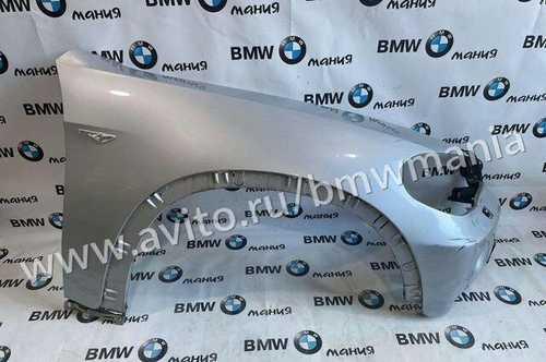 Переднее правое крыло bmw x5 e70 354 серебристое