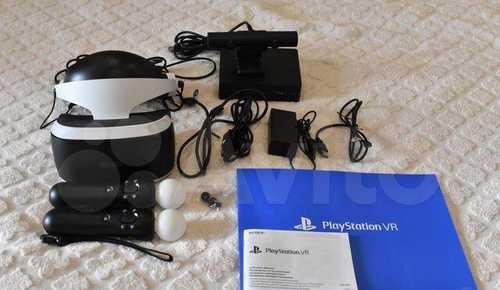 Playstation VR(CUH-ZVR2) +2 PlayStation Move(rev2)