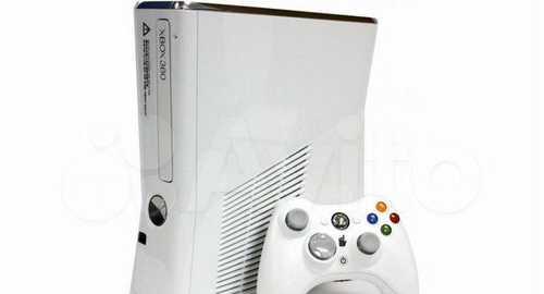 Xbox 360 Slim 250 Gb Белый С Играми В Памяти