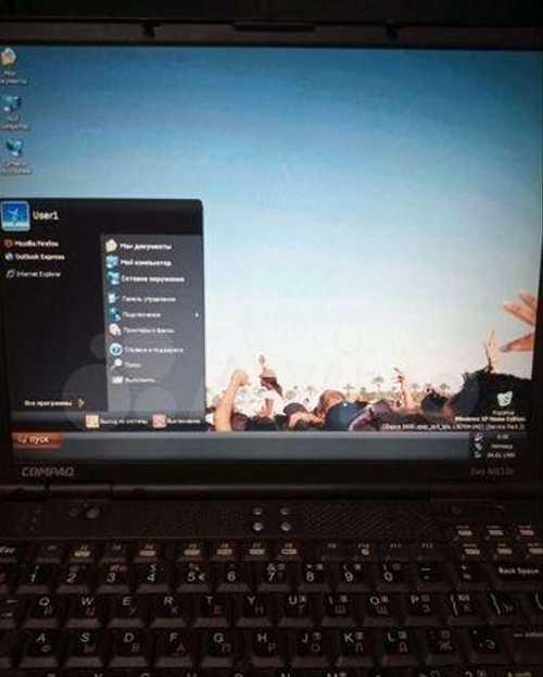 Ноутбук compaq Evo N610c