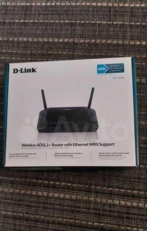 Wifi модем-роутер d-link dsl-2740u (vdsl/adsl)