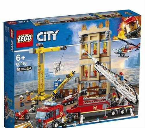 Конструктор Lego City Пожарные: Центральная пожарная станция (60216)