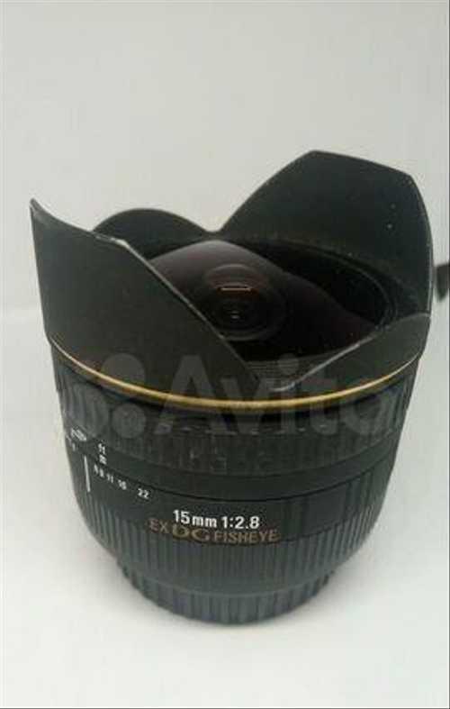 Объектив Sigma 15mm f/2.8 для Canon