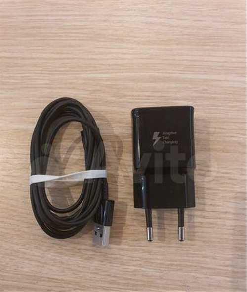 Быстрая зарядка Samsung EP-TA20+кабель USB Type-C