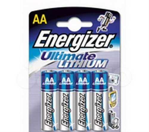 Батарейка AA energizer lithium 4 шт