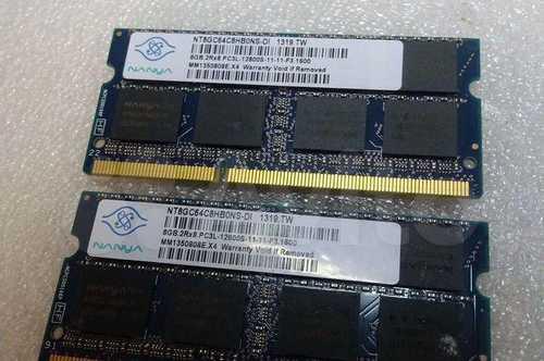 Память Nanya 16Gb-DDR3L -1600 - (PC 12800) -CL 11