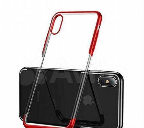Чехол Baseus Glitter Case (wiapiph65-DW09) для iPhone Xs Max (Red)