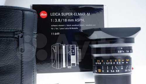 Leica Super-Elmar-M 18 f/3.8 asph