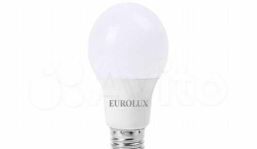 Лампа светодиодная LL-E-A60-9W-230-4K-E27 (груша, 9Вт, нейтр., Е27), Eurolux