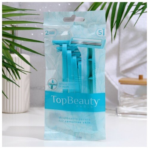 Toptech Женская бритва одноразовая TopBeauty Paris 2, 5 шт