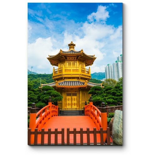 Модульная картина Великолепие Гонконга70x105