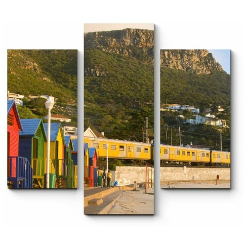 Модульная картина Яркие краски Кейптауна130x117