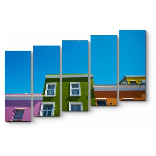 Модульная картина Яркие краски города150x105