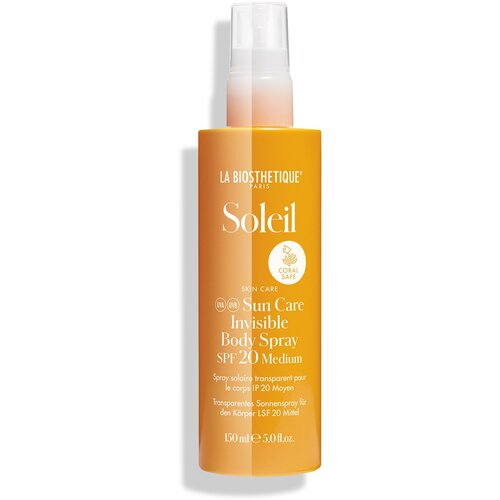 La Biosthetique, Солнцезащитный спрей для тела SPF 20 Sun Care Inv. Body Spr.SPF 20, 150 мл