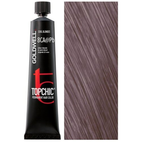 Goldwell Topchic стойкая крем-краска для волос, 8CA@PB холодный бронзовый с жемчужно-бежевым сиянием, 60 мл