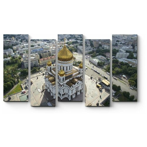 Модульная картина Священный Храм в сердце столицы130x75