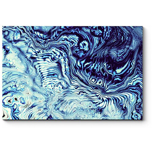 Модульная картина Волны и блики 40x27