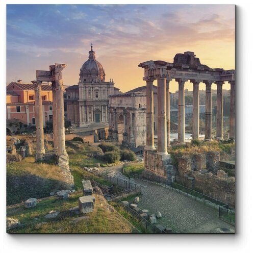 Модульная картина Величественный Римский Форум 70x70