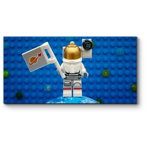 Модульная картина Лего-космонавт 170x85