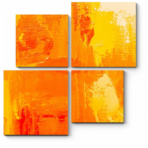 Модульная картина Апельсиновый сок 110x110