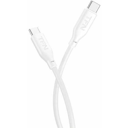 Кабель USB Type-C TFN TypeCTypeC silicone 0.6m white TFN-C-SIL-CC06M-WH