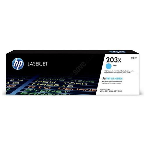 Картридж лазерный HP 203X CF541X гол. для CLJ Pro M254 MFP M280/281