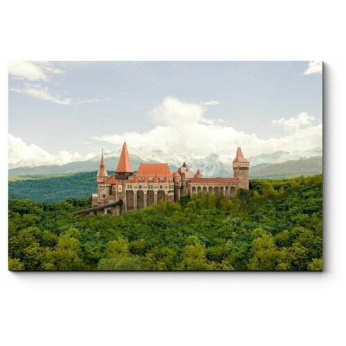 Модульная картина Замок в Румынии80x53
