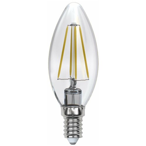 Лампа светодиодная Uniel UL-00002862, E14, C35, 5 Вт, 4000 К