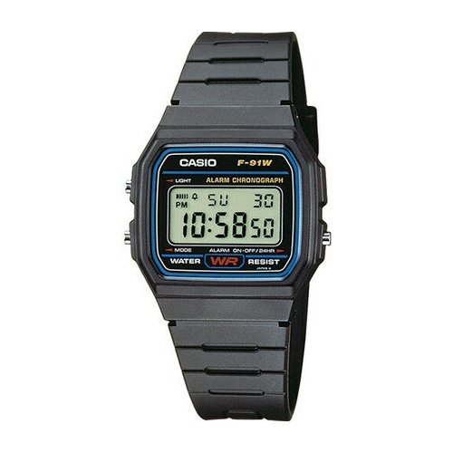 Наручные часы CASIO F-91W-3H, черный