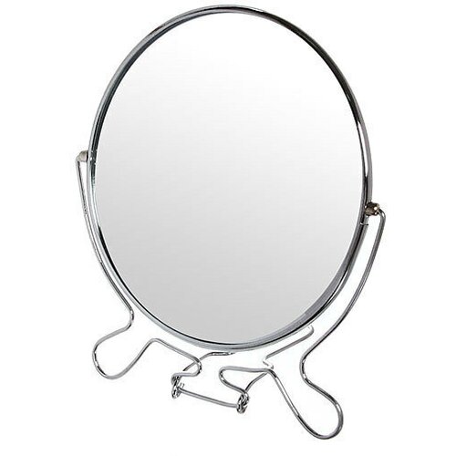 Зеркало настольное / Зеркало косметическое "Модерн" круглое двухстороннее d19см.
