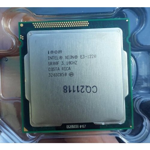 Процессор Intel Xeon E3-1220 LGA1155,  4 x 3100 МГц, OEM