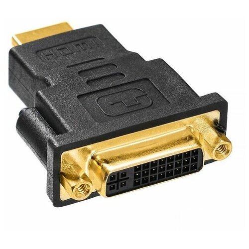 Переходник HDMI DVI BURO HDMI-19M-DVI-D(F)-ADPT черный