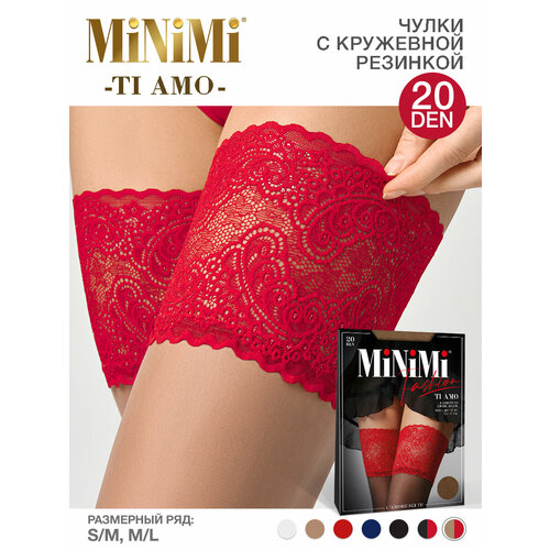 Чулки MiNiMi Ti Amo, 20 den, размер 2-3, мультиколор