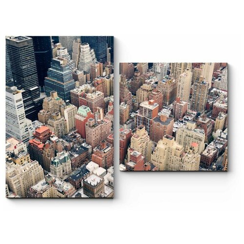 Модульная картина Городской пейзаж Нью-Йорка50x38