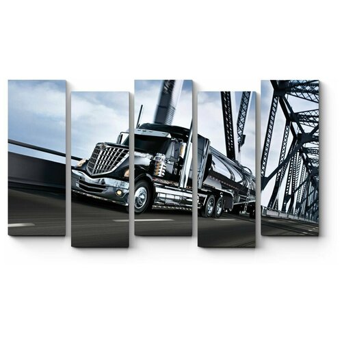Модульная картина Фура на мосту110x64