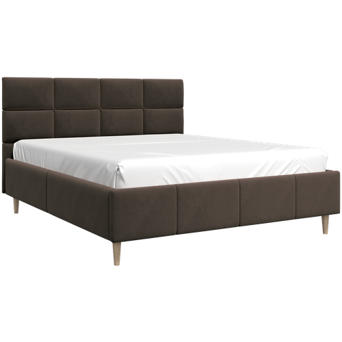 Двуспальная кровать Ханна, 160х200 см, BravoМебель, шоколадный Вар.4