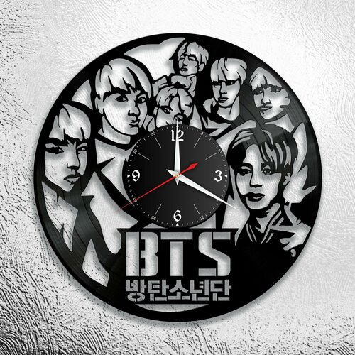 Настенные часы с группой BTS, Bangtan Boys, Beyond The Scene, RM, Rap Monster