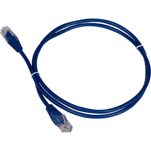 Патч-корд Lanmaster TWT-45-45-2.0-BL UTP RJ-45 вил.-вилка RJ-45 кат.5E 2м синий ПВХ (уп:1шт)