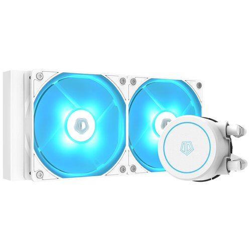 Система водяного охлаждения ID-COOLING AURAFLOW X 240 EVO SNOW белый/RGB