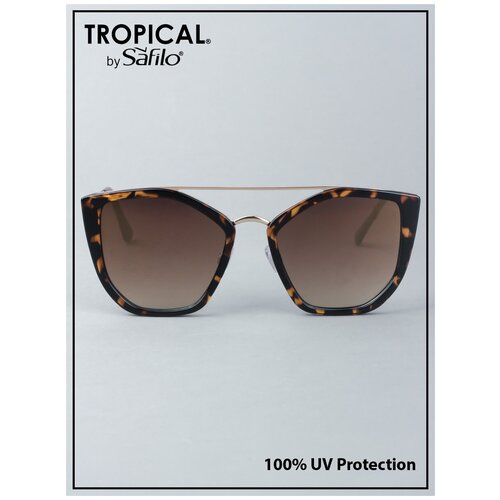 Солнцезащитные очки Tropical, коричневый, коралловый