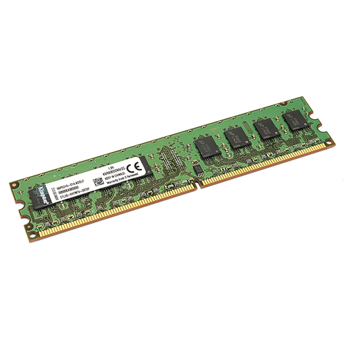 Модуль памяти Kingston DIMM DDR2, 2ГБ, 667МГц, PC2-5300 SDRAM, 1.8В UNBUFF.