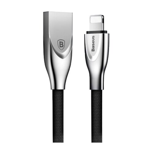 Baseus Zinc Fabric Cloth Weaving USB - Lightning (CALXN) только для зарядки, 1 м, black