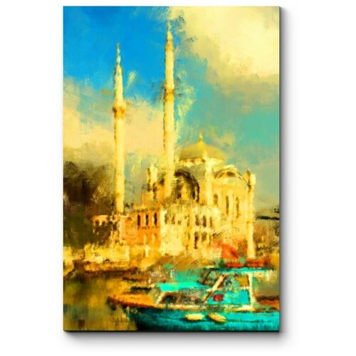 Модульная картина Стамбул маслом 110x165