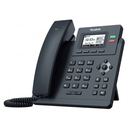 Yealink SIP-T31P, Телефон SIP 2 линии, PoE, БП в комплекте (SIP-T31P)