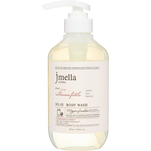 JMELLA IN FRANCE FEMME FATALE BODY WASH Гель для душа "Личи, лилия, ваниль"