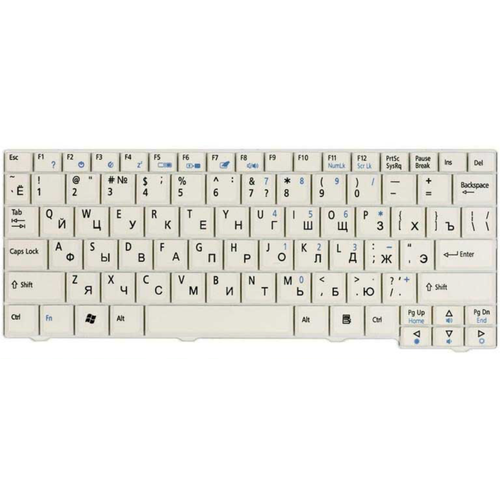 Клавиатура для ноутбука Acer Aspire One A150 белая