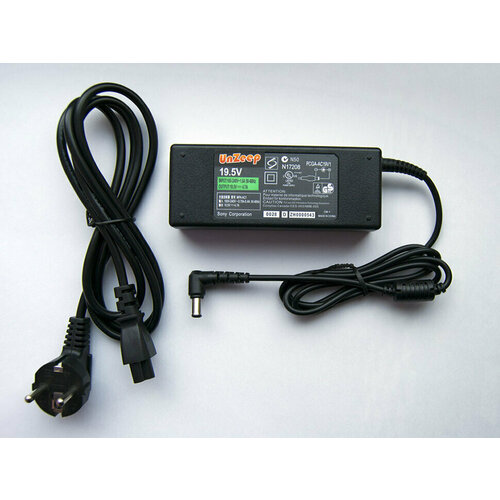 Для Sony VAIO SVE141B11W блок питания, зарядное устройство Unzeep (Зарядка+кабель)